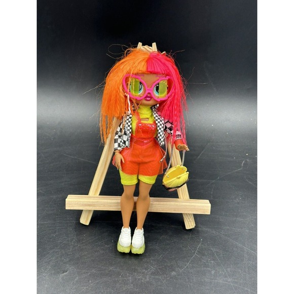 Mga | Toys | Mga Lol Surprise Omg Neonlicious With Rainbow Collar Hair ...